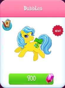 Bubbles | The My Little Pony Gameloft Wiki | Fandom
