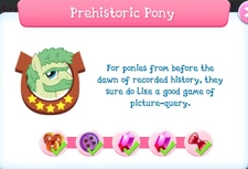 Prehistoric Pony | The My Little Pony Gameloft Wiki | Fandom