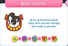 Raven Inkwell | The My Little Pony Gameloft Wiki | Fandom