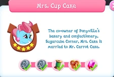 Mrs. Cup Cake | The My Little Pony Gameloft Wiki | Fandom