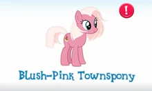 Blush-Pink Townspony | The My Little Pony Gameloft Wiki | Fandom