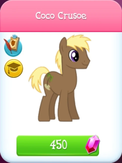 Coco Crusoe | The My Little Pony Gameloft Wiki | Fandom