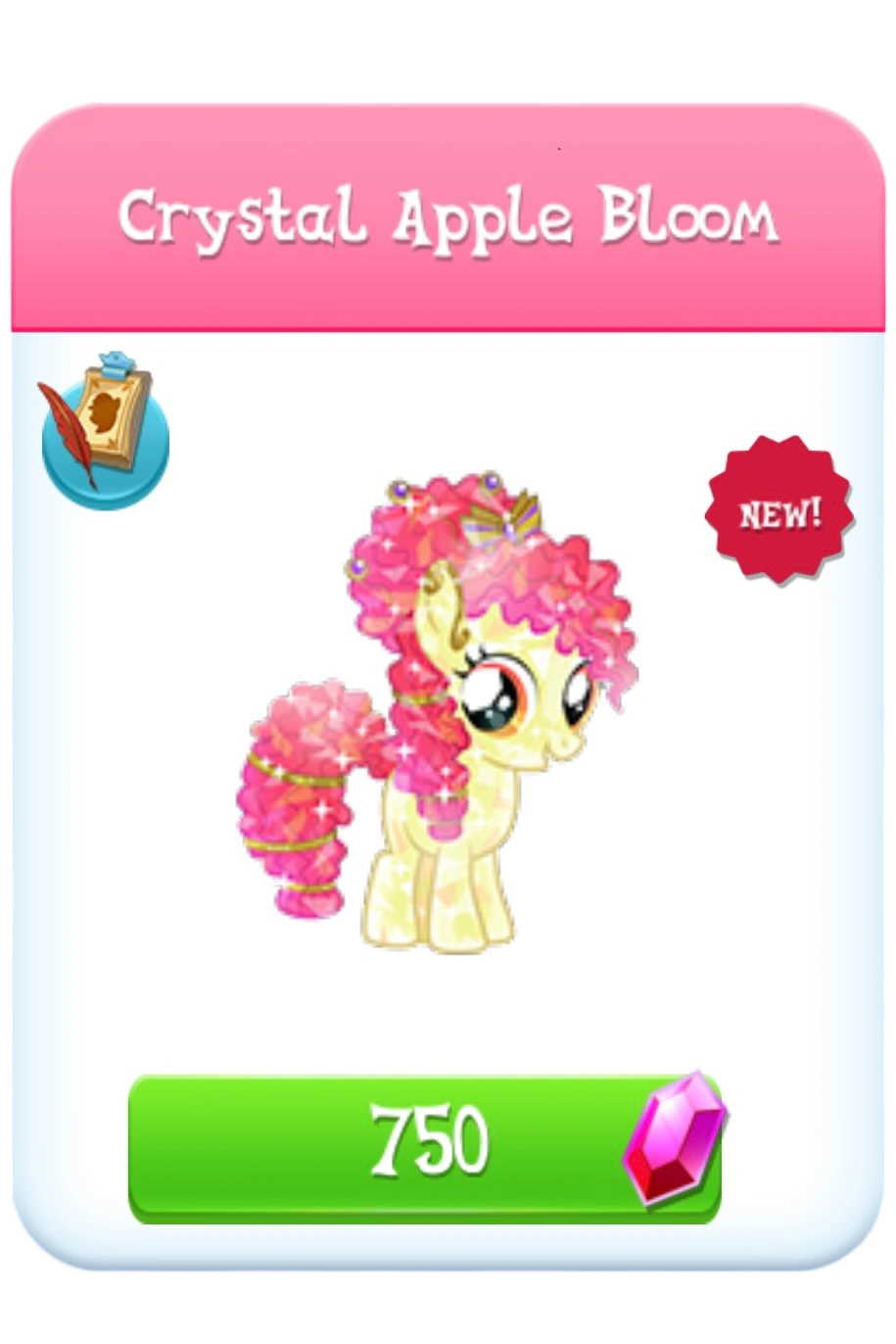 Crystal Apple Bloom | The My Little Pony Gameloft Wiki | Fandom