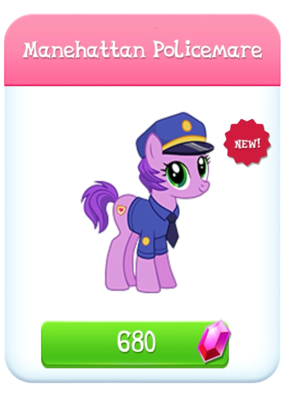 Manehattan Policemare | The My Little Pony Gameloft Wiki | Fandom