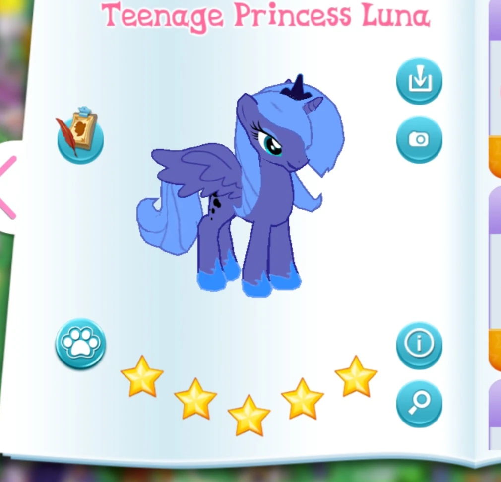 Teenage Princess Luna | The My Little Pony Gameloft Wiki | Fandom