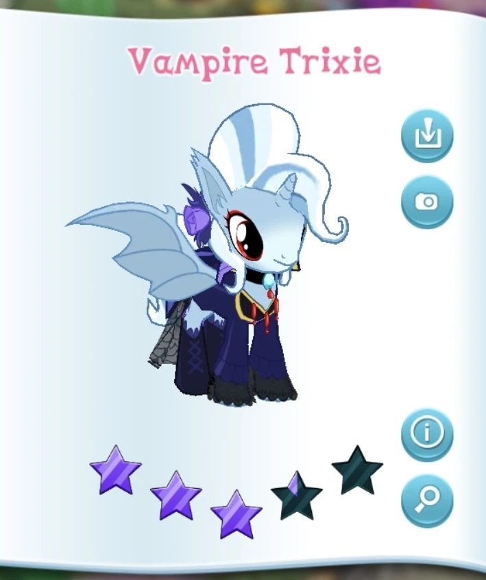 Vampire Trixie | The My Little Pony Gameloft Wiki | Fandom