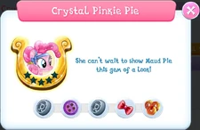 Crystal Pinkie Pie | The My Little Pony Gameloft Wiki | Fandom