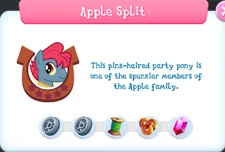 Apple Split | The My Little Pony Gameloft Wiki | Fandom