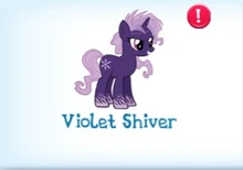 Violet Shiver | The My Little Pony Gameloft Wiki | Fandom