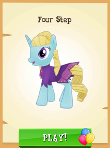 Four Step | The My Little Pony Gameloft Wiki | Fandom