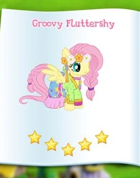 Groovy Fluttershy | The My Little Pony Gameloft Wiki | Fandom