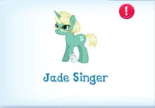 Jade Singer | The My Little Pony Gameloft Wiki | Fandom
