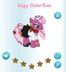 Edgy Cheerilee | The My Little Pony Gameloft Wiki | Fandom