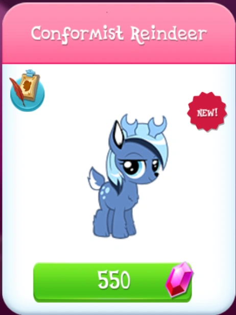 Conformist Reindeer | The My Little Pony Gameloft Wiki | Fandom