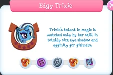 Edgy Trixie | The My Little Pony Gameloft Wiki | Fandom