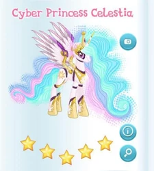 Cyber Princess Celestia | The My Little Pony Gameloft Wiki | Fandom