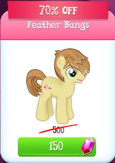 Feather Bangs | The My Little Pony Gameloft Wiki | Fandom