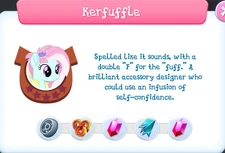 Kerfuffle | The My Little Pony Gameloft Wiki | Fandom