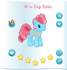 Mrs. Cup Cake | The My Little Pony Gameloft Wiki | Fandom