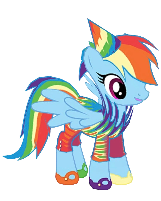 Rainbow Dash Neon Effect