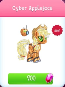 Cyber Applejack | The My Little Pony Gameloft Wiki | Fandom
