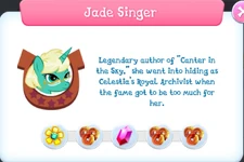 Jade Singer | The My Little Pony Gameloft Wiki | Fandom