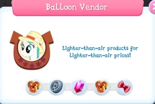 Balloon Vendor | The My Little Pony Gameloft Wiki | Fandom