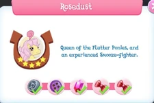 Rosedust | The My Little Pony Gameloft Wiki | Fandom