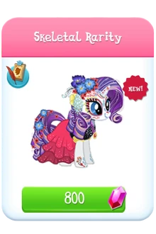 Skeletal Rarity | The My Little Pony Gameloft Wiki | Fandom