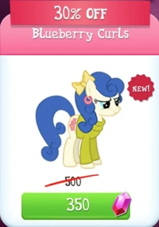 Blueberry Curls | The My Little Pony Gameloft Wiki | Fandom