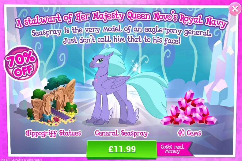 General Seaspray | The My Little Pony Gameloft Wiki | Fandom