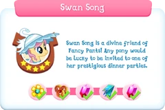 Swan Song | The My Little Pony Gameloft Wiki | Fandom