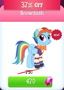 Snowdash | The My Little Pony Gameloft Wiki | Fandom