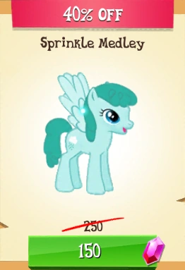 Sprinkle Medley | The My Little Pony Gameloft Wiki | Fandom