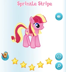 Sprinkle Stripe | The My Little Pony Gameloft Wiki | Fandom