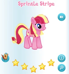 Sprinkle Stripe | The My Little Pony Gameloft Wiki | Fandom