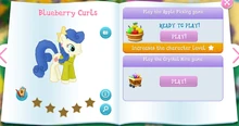 Blueberry Curls | The My Little Pony Gameloft Wiki | Fandom
