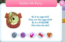 Guitarist Pony | The My Little Pony Gameloft Wiki | Fandom