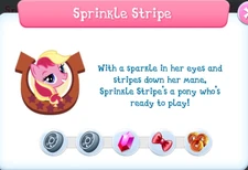 Sprinkle Stripe | The My Little Pony Gameloft Wiki | Fandom