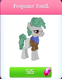 Professor Fossil | The My Little Pony Gameloft Wiki | Fandom