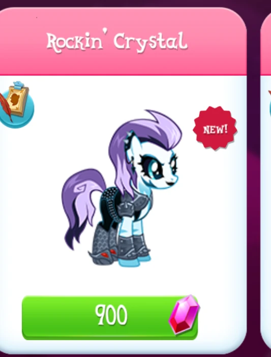 Rockin' Crystal | The My Little Pony Gameloft Wiki | Fandom