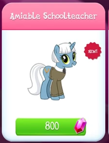 Amiable Schoolteacher | The My Little Pony Gameloft Wiki | Fandom