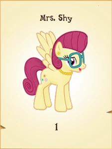 Mrs. Shy | The My Little Pony Gameloft Wiki | Fandom