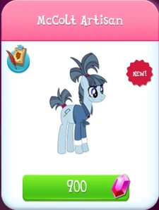 McColt Artisan | The My Little Pony Gameloft Wiki | Fandom
