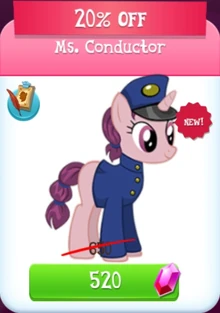 Ms. Conductor | The My Little Pony Gameloft Wiki | Fandom