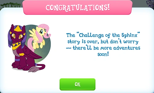 Challenge of the Sphinx | The My Little Pony Gameloft Wiki | Fandom