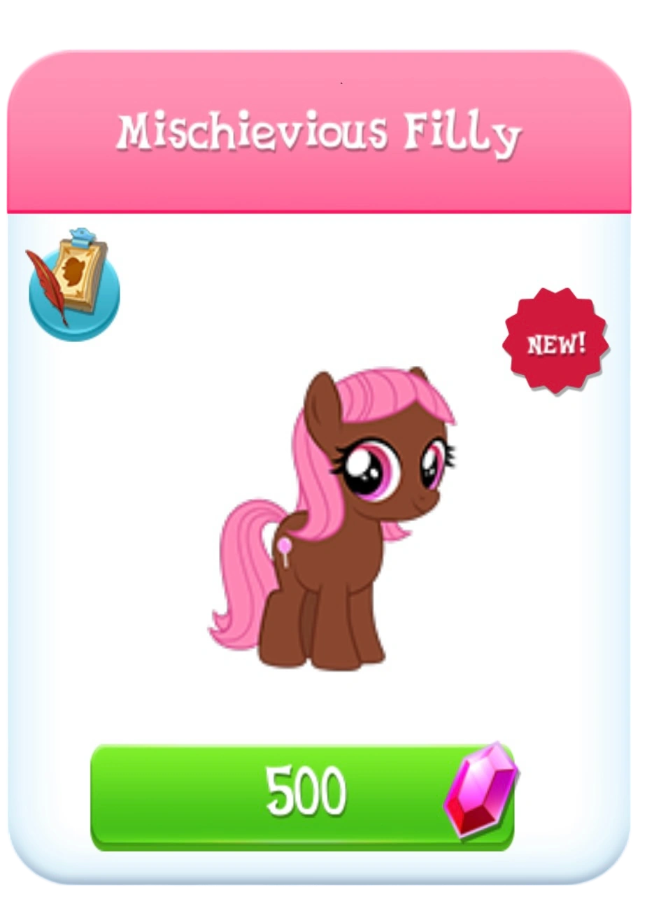 Mischievious Filly | The My Little Pony Gameloft Wiki | Fandom