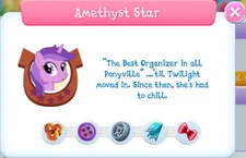 Amethyst Star | The My Little Pony Gameloft Wiki | Fandom