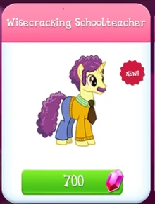Wisecracking Schoolteacher | The My Little Pony Gameloft Wiki | Fandom