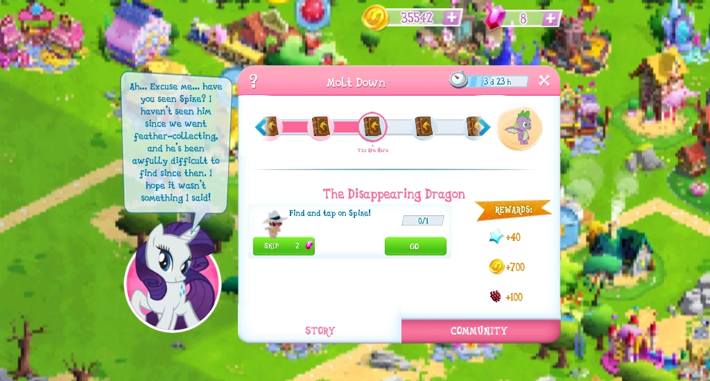 Molt Down | The My Little Pony Gameloft Wiki | Fandom